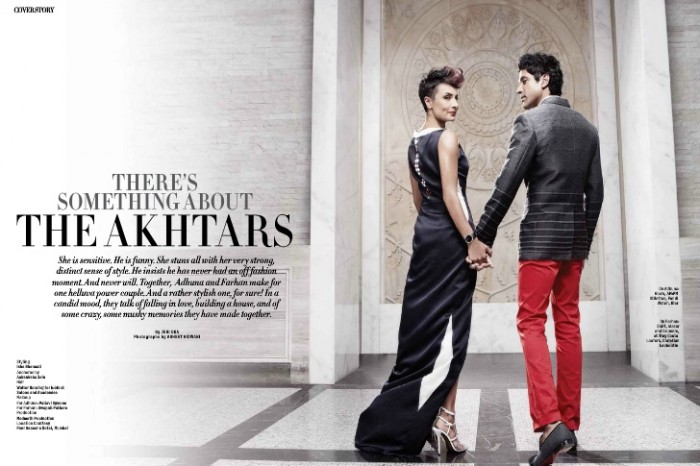 Adhuna & Farhan on L'Officiel: (Un)Covered - High Heel Confidential