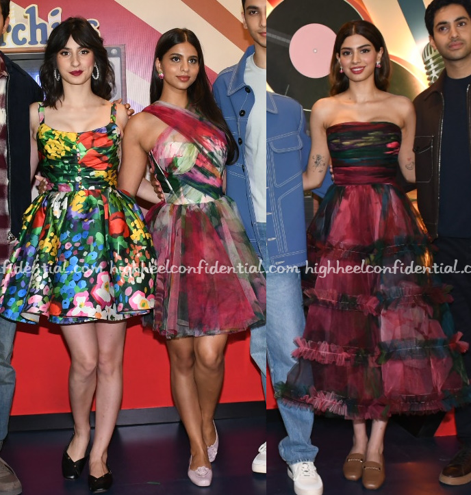 dot-suhana-khushi-kapoor-gauri-nainika-archies-promotions - High Heel ...